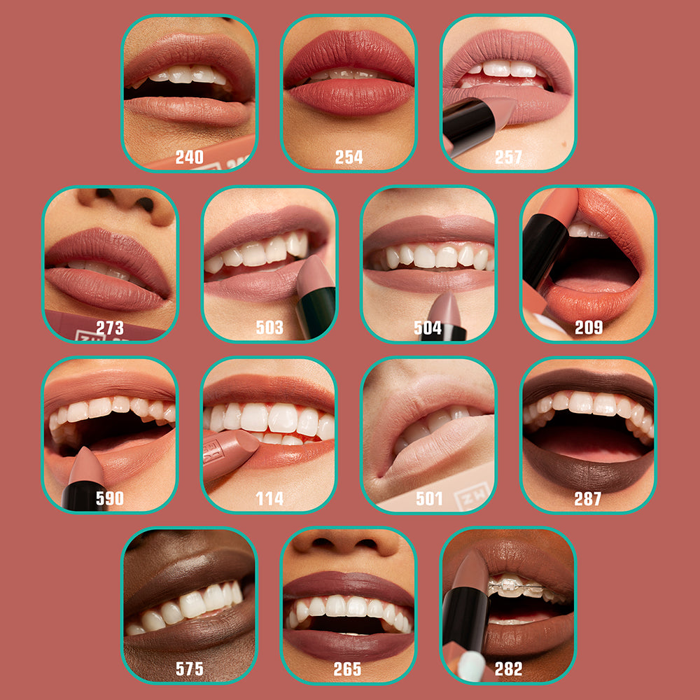 Semi-Matte Lipstick with Shea Butter | 3INA - Cruelty-Free Makeup ...